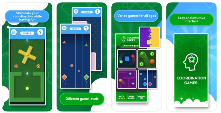 Coordination Games - Stimulate your eye-hand coordination
